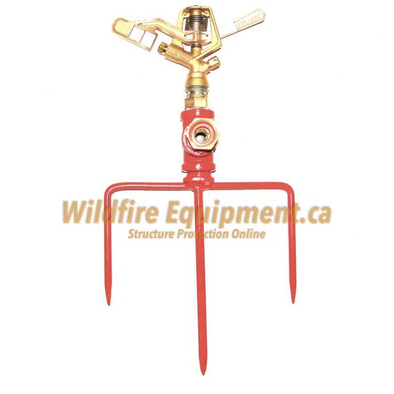 Large 3/4″ RainBird Premium Ground Spike Sprinkler – Wildfire Structure ...